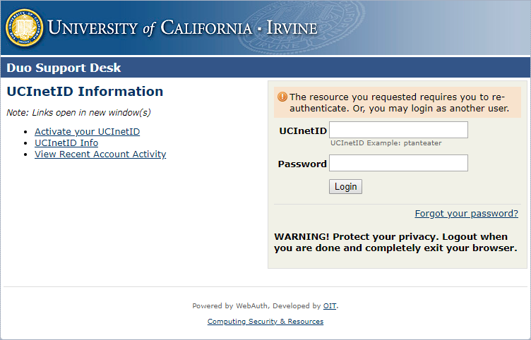 Duo software token (app) enrollment | Engineering Computing Support